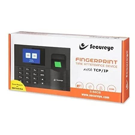 Secureye S-B8CB IP (Ethernet and USB) Biometric/Fingerprint Attendance ...